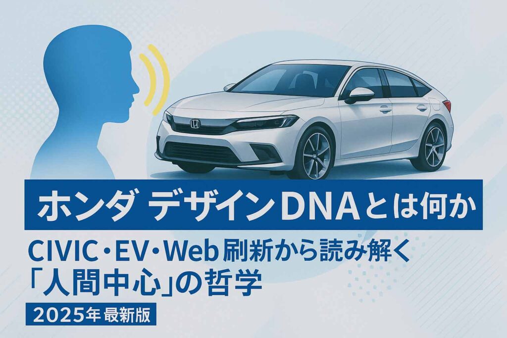 ホンダ デザインDNAとは何か？CIVIC・EV・Web刷新から読み解く“人間中心”の哲学【2025年最新版】 | DriveFlame